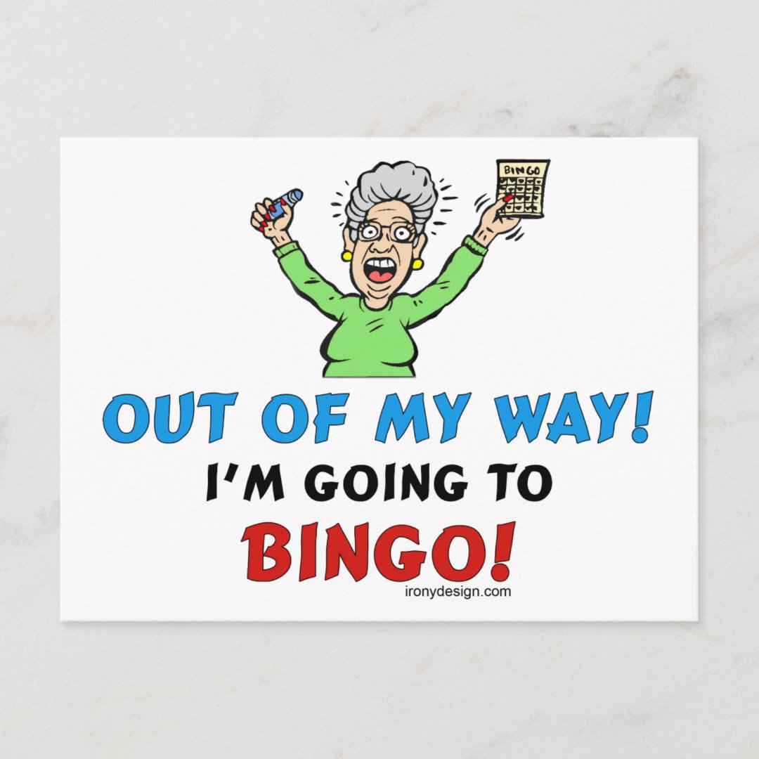 Bingo Lovers Postcard | Zazzle