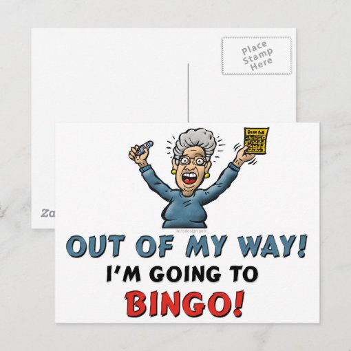 Bingo Lovers Postcard | Zazzle