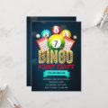Bingo night party invitation | Zazzle