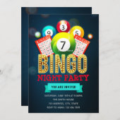 Bingo night party invitation | Zazzle