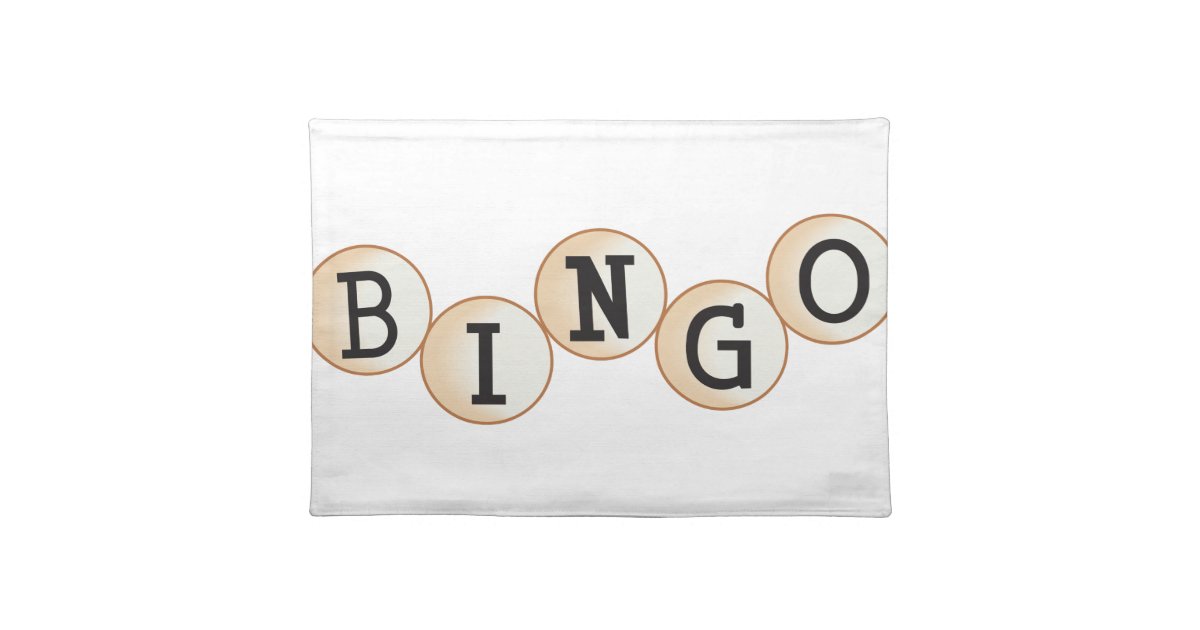 Bingo Placemat | Zazzle
