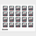 Bingo Players Square Sticker | Zazzle