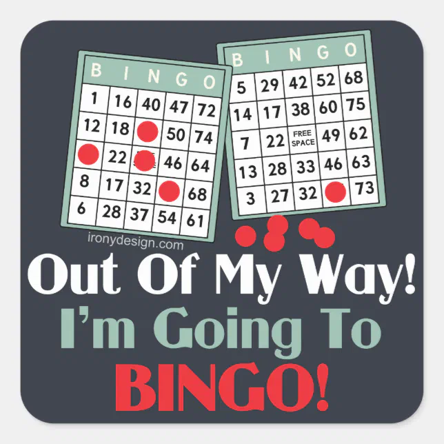 Bingo Players Square Sticker | Zazzle