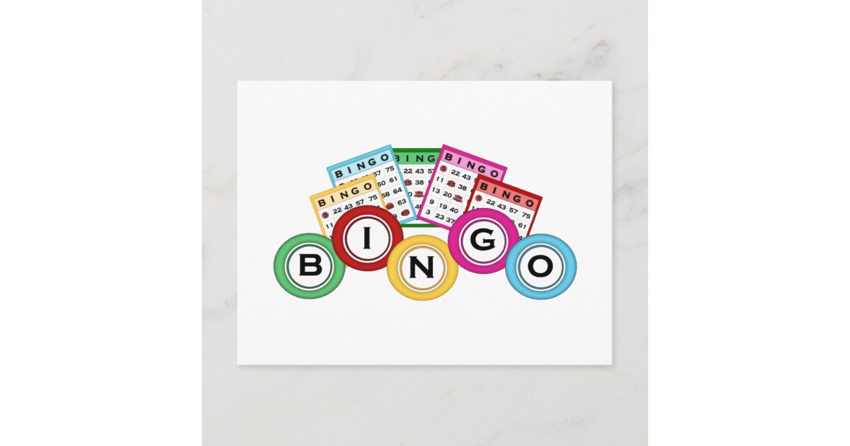 Bingo Postcard | Zazzle