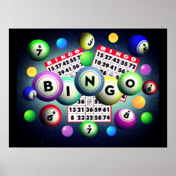 Bingo poster | Zazzle