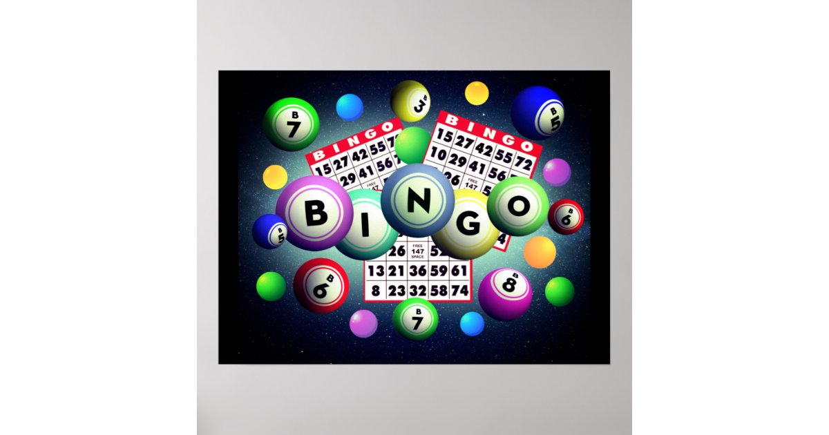 Bingo poster | Zazzle