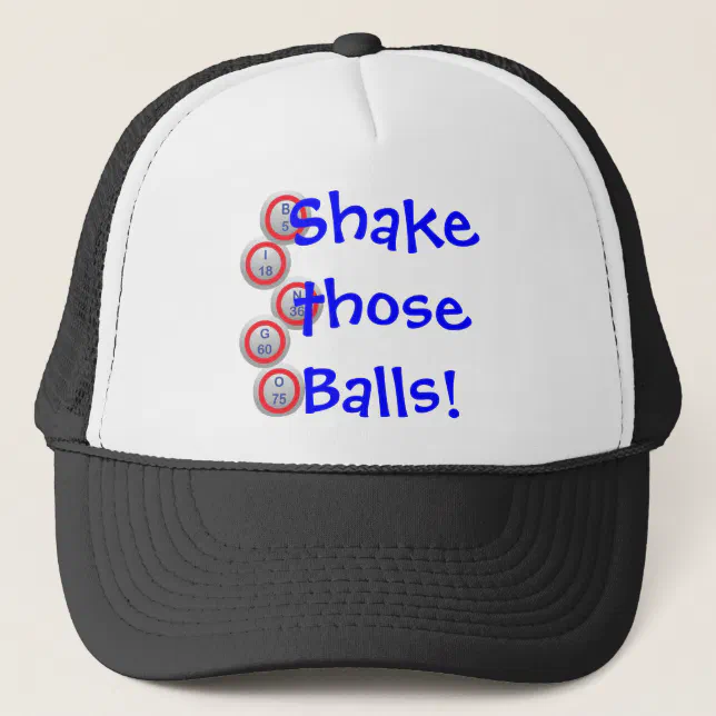 Bingo! Shake those Balls! Trucker Hat | Zazzle