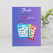 BINGO themed birthday party invitation | Zazzle