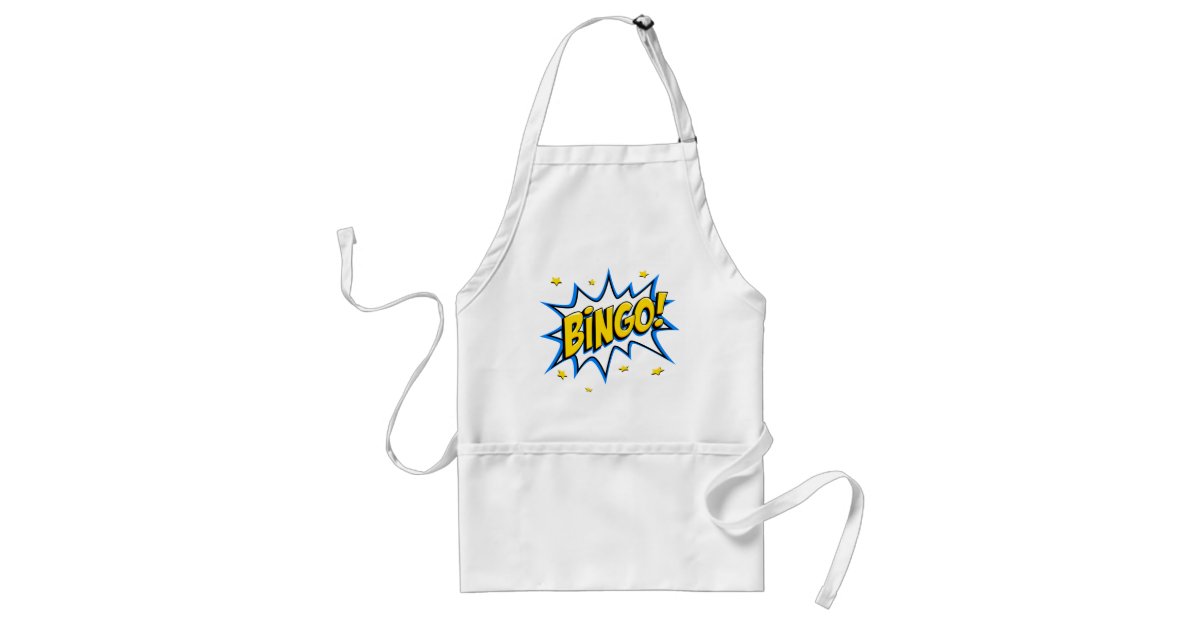 Bingo Worker Adult Apron | Zazzle