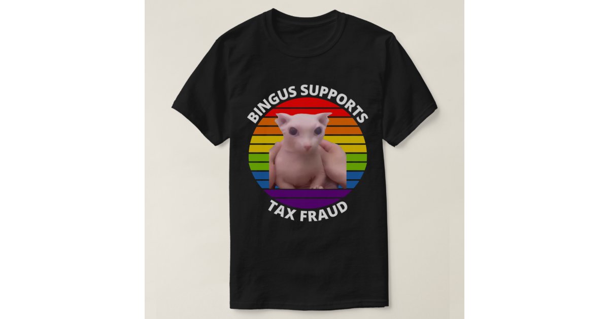 Bingus My Beloved Sphinx Cat Meme T-Shirt | Zazzle