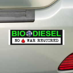 Bio Diesel Bumper Sticker | Zazzle