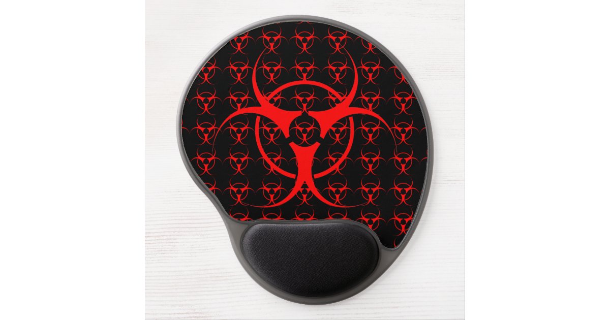 Bio-hazard Mousepad Biohazard Warning Mouse Pad | Zazzle