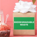 Biodegradable Waste Sign Rectangular Sticker | Zazzle