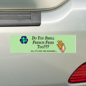biodiesel bumper sticker | Zazzle