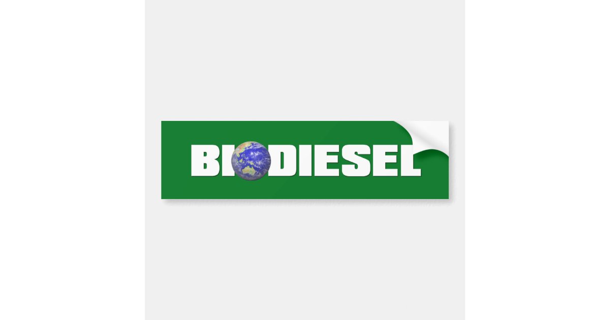 Biodiesel Bumper Sticker | Zazzle