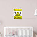 Biohazard Danger Active Zombie Zone poster | Zazzle