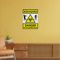 Biohazard Danger Active Zombie Zone poster | Zazzle