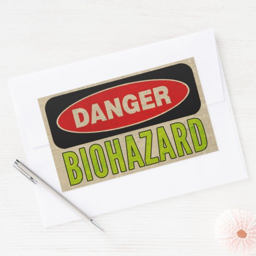 Biohazard Danger Stickers | Zazzle