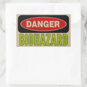 Biohazard Danger Stickers | Zazzle