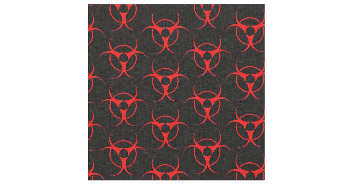 Biohazard Fabric Personalized Biohazard Fabric | Zazzle