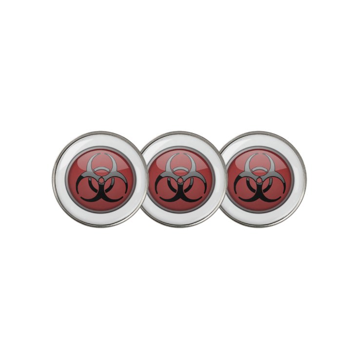 Biohazard Golf Ball Marker | Zazzle