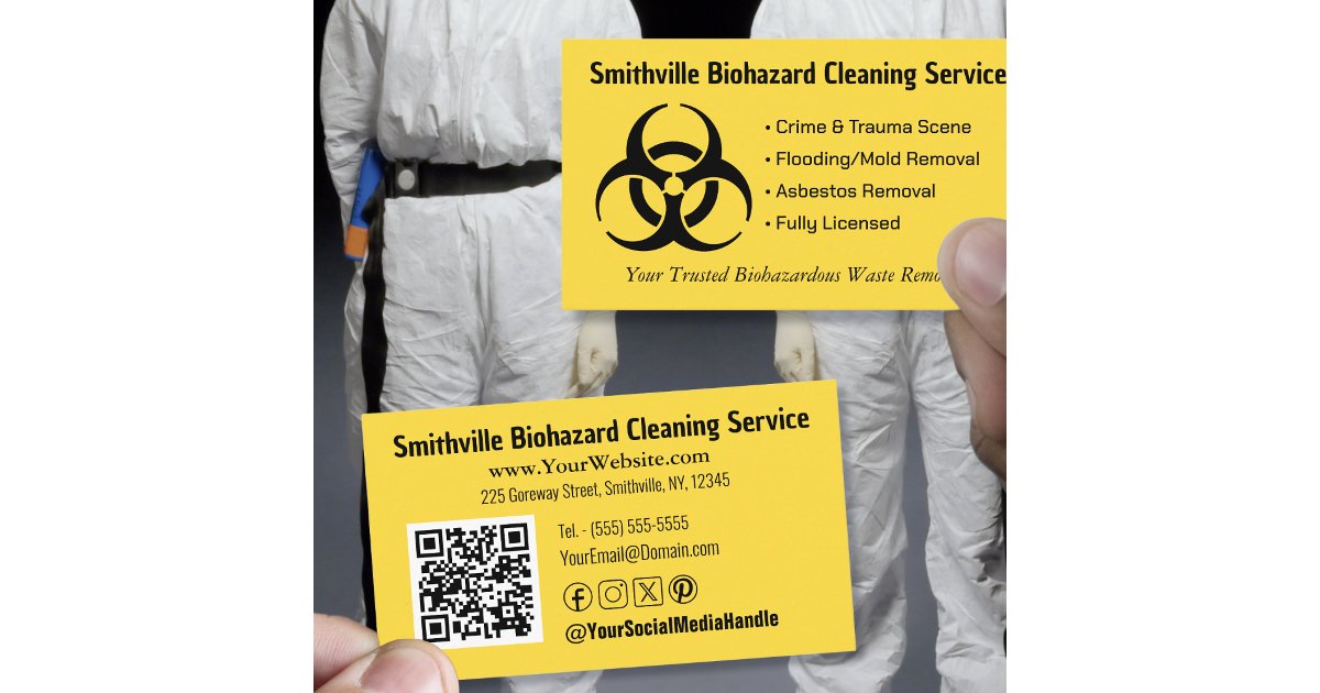 Biohazard Industry - Customize - Business Card | Zazzle