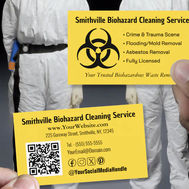 Biohazard Industry - Customize - Business Card | Zazzle