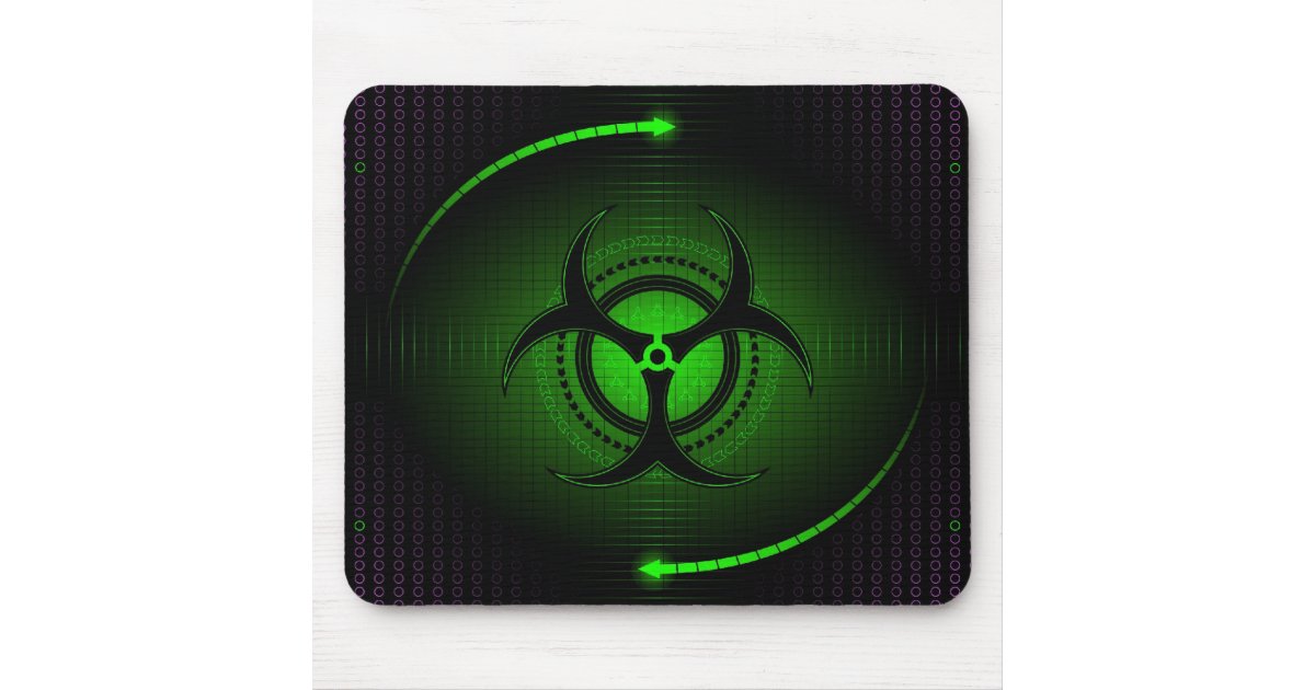 biohazard mouse pad | Zazzle