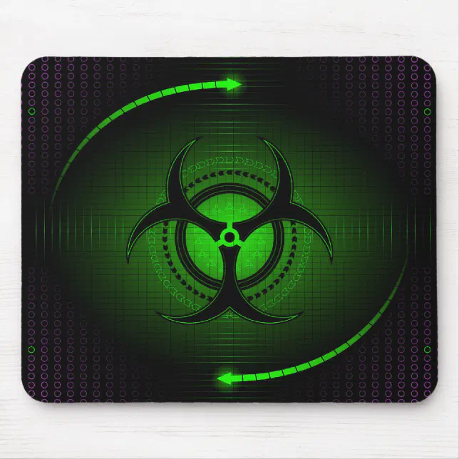 biohazard mouse pad | Zazzle