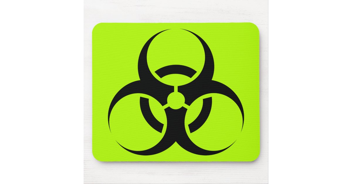 Biohazard Mouse Pad | Zazzle