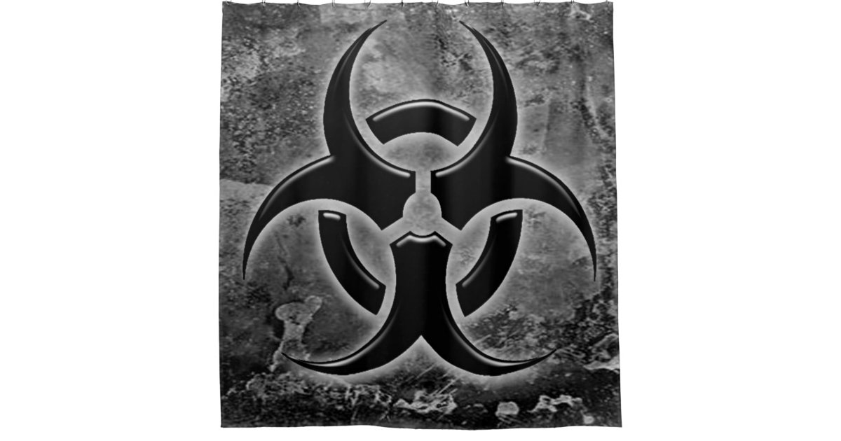 biohazard shower curtain | Zazzle