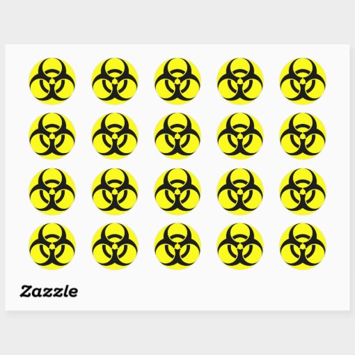 Biohazard! Sticker | Zazzle