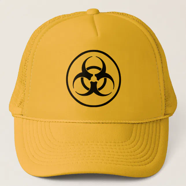 Biohazard Symbol Cap | Zazzle