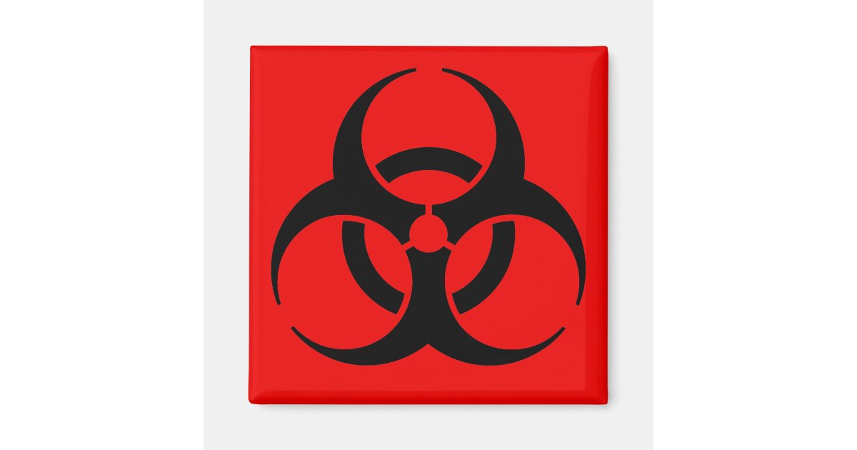 Biohazard Symbol Magnet | Zazzle