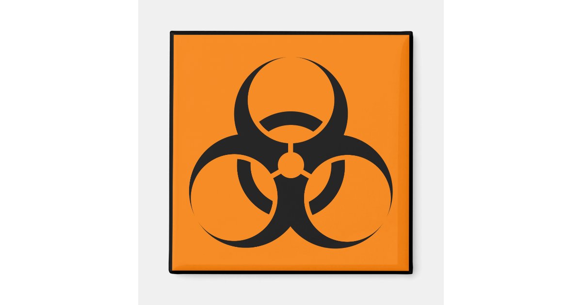 Biohazard Symbol Magnet | Zazzle