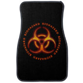 Biohazard Warning Car Floor Mat | Zazzle