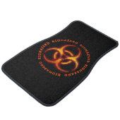 Biohazard Warning Car Floor Mat | Zazzle