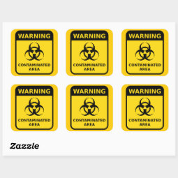 Biohazard Warning Sticker | Zazzle