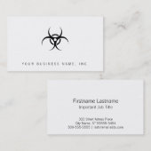 Biohazard Warning Symbol Business Card | Zazzle