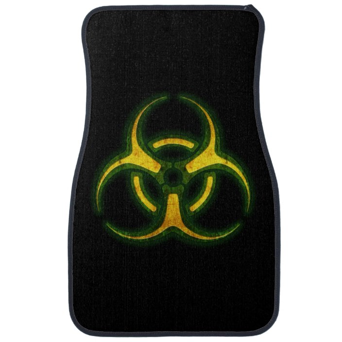 Biohazard Zombie Warning Car Mat | Zazzle.com