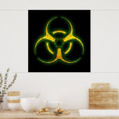 Biohazard Zombie Warning Poster | Zazzle