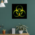Biohazard Zombie Warning Poster | Zazzle