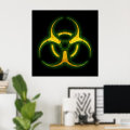 Biohazard Zombie Warning Poster | Zazzle