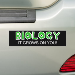 Biology Bumper Sticker | Zazzle
