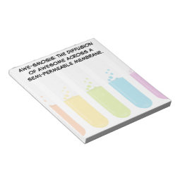 Biology & Chemistry Teachers: Science is Awesome Notepad | Zazzle