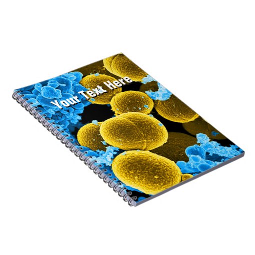 Biology Microbiology Abstract Notebook Template | Zazzle