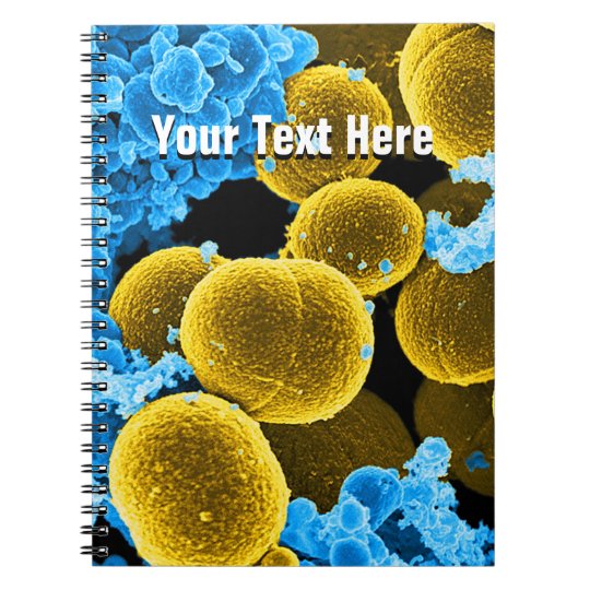 Biology Microbiology Abstract Notebook Template | Zazzle.com