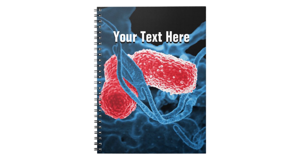 biology microbiology abstract Notebook Template | Zazzle