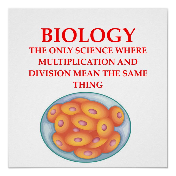 biology poster | Zazzle