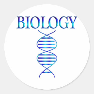 Biology Round Sticker